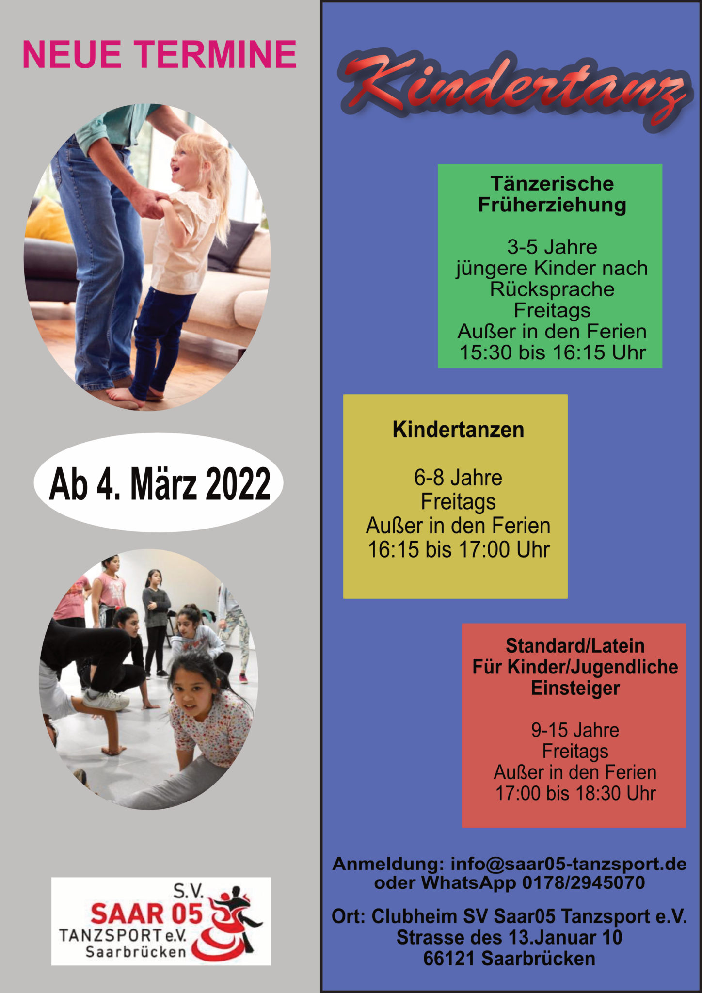 Plakat_Kindertanz_Vorentwurf - Tanzen in SaarbrückenTanzen in Saarbrücken